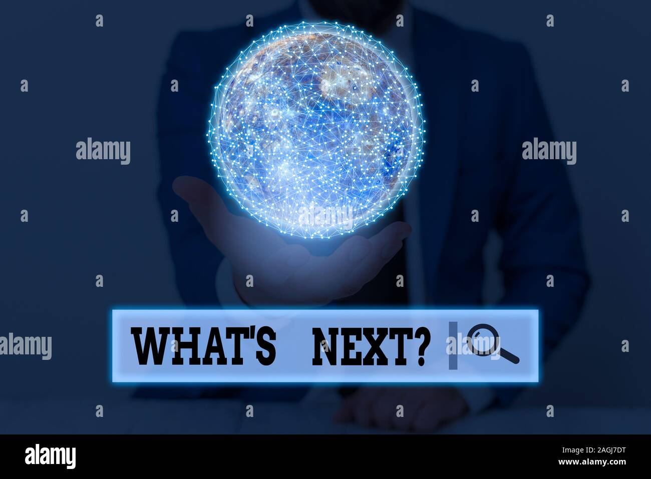 Writing note showing What S Next Question. Business concept for asking ...