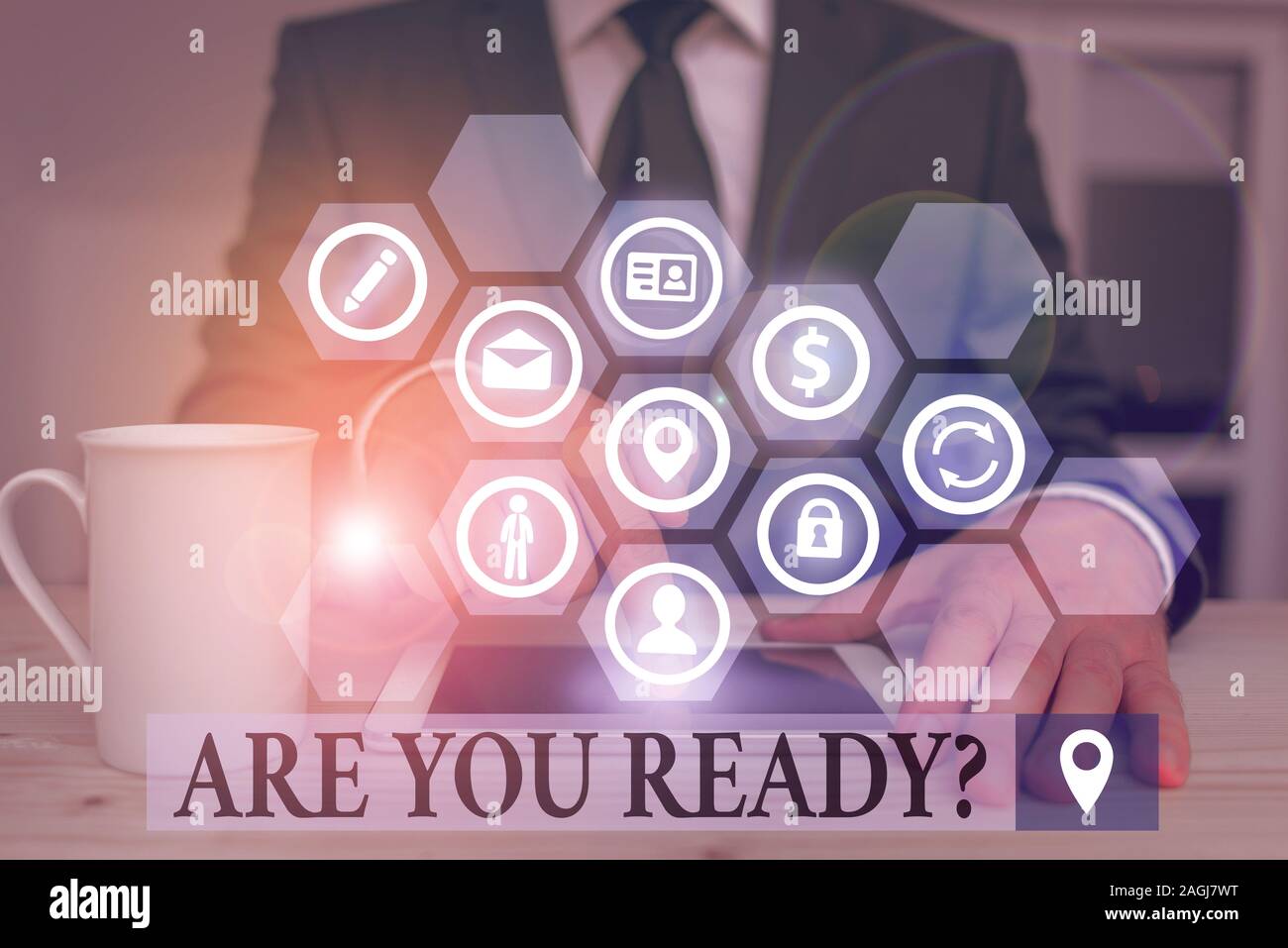 Word writing text Are You Ready Question. Business photo showcasing ...