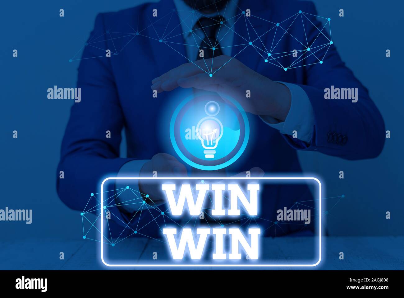 Conceptual hand writing showing Win Win. Concept meaning of or denoting ...