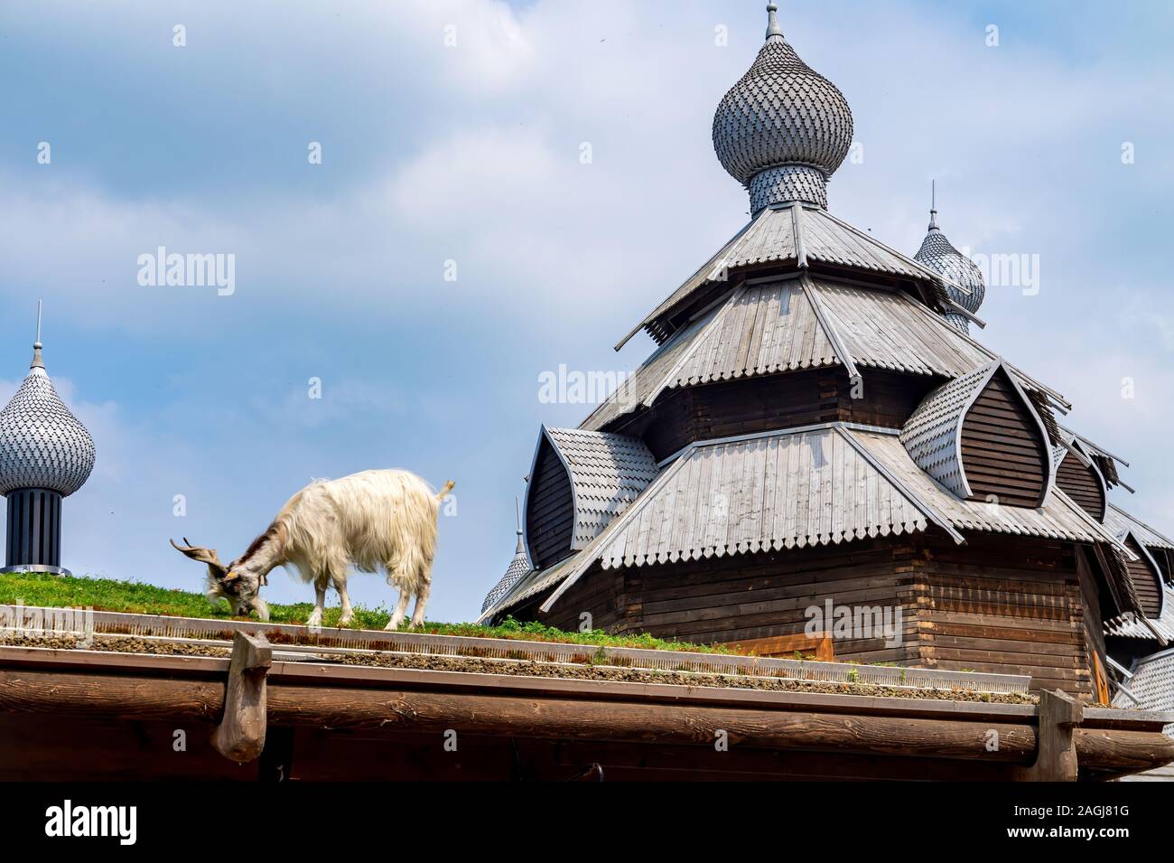 Green goat temple hi-res stock photography and images - Alamy