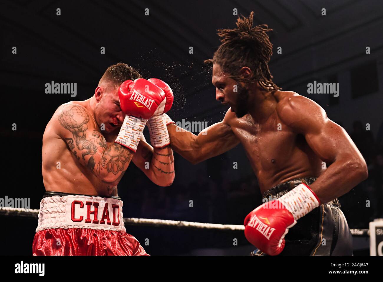 LONDON, UNITED KINGDOM. 19th Dec, 2019. Craig Richards vs Chad Sugden ...