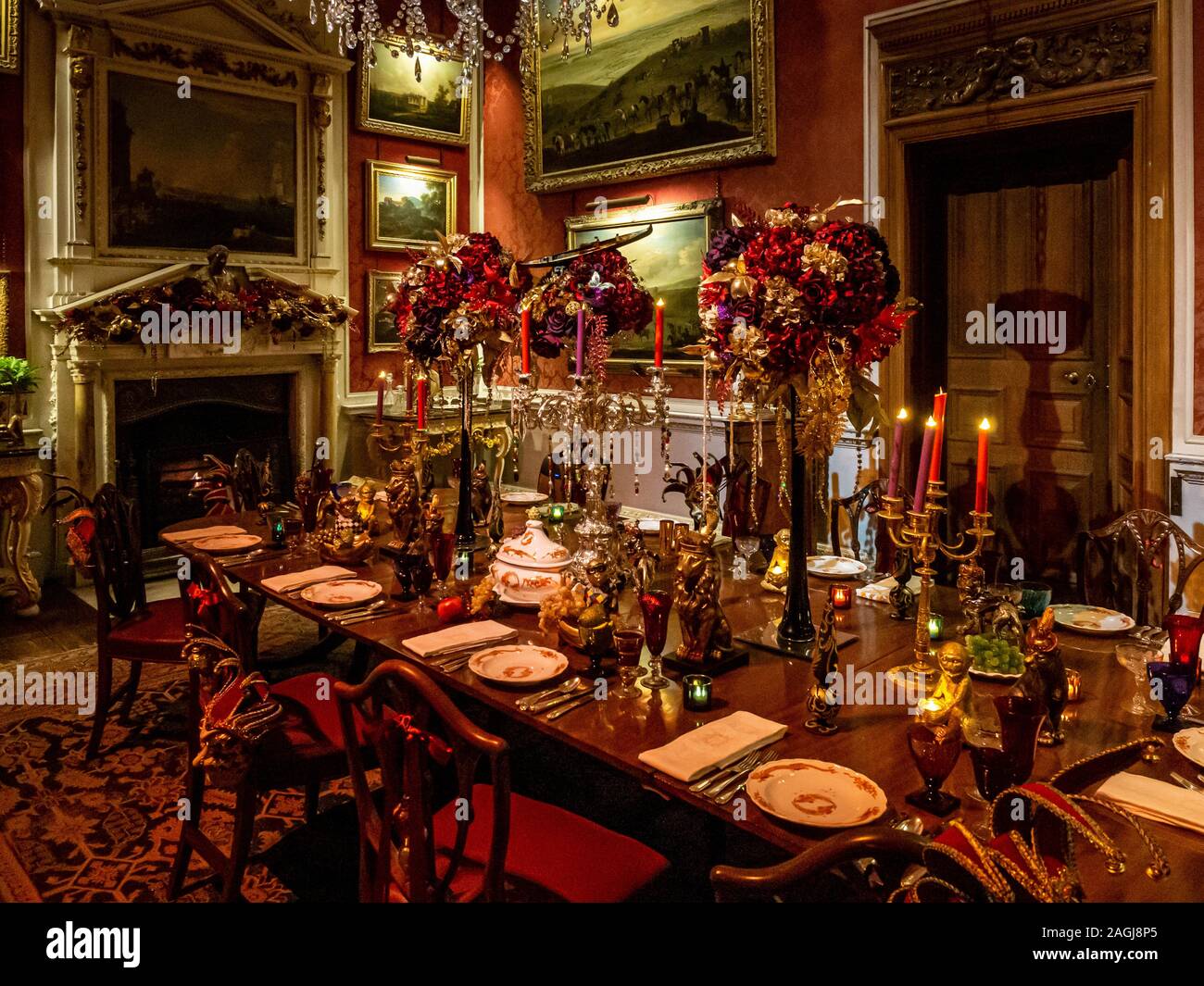 'A Christmas Masquerade’ at Castle Howard, York 2019. Christmas ...