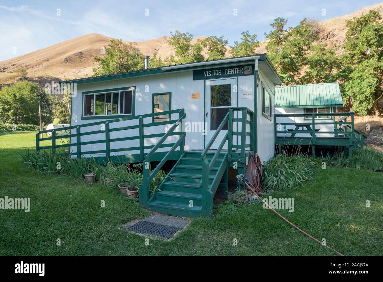 USFS Visitor Center at the Cache Creek Ranch administrative site in ...