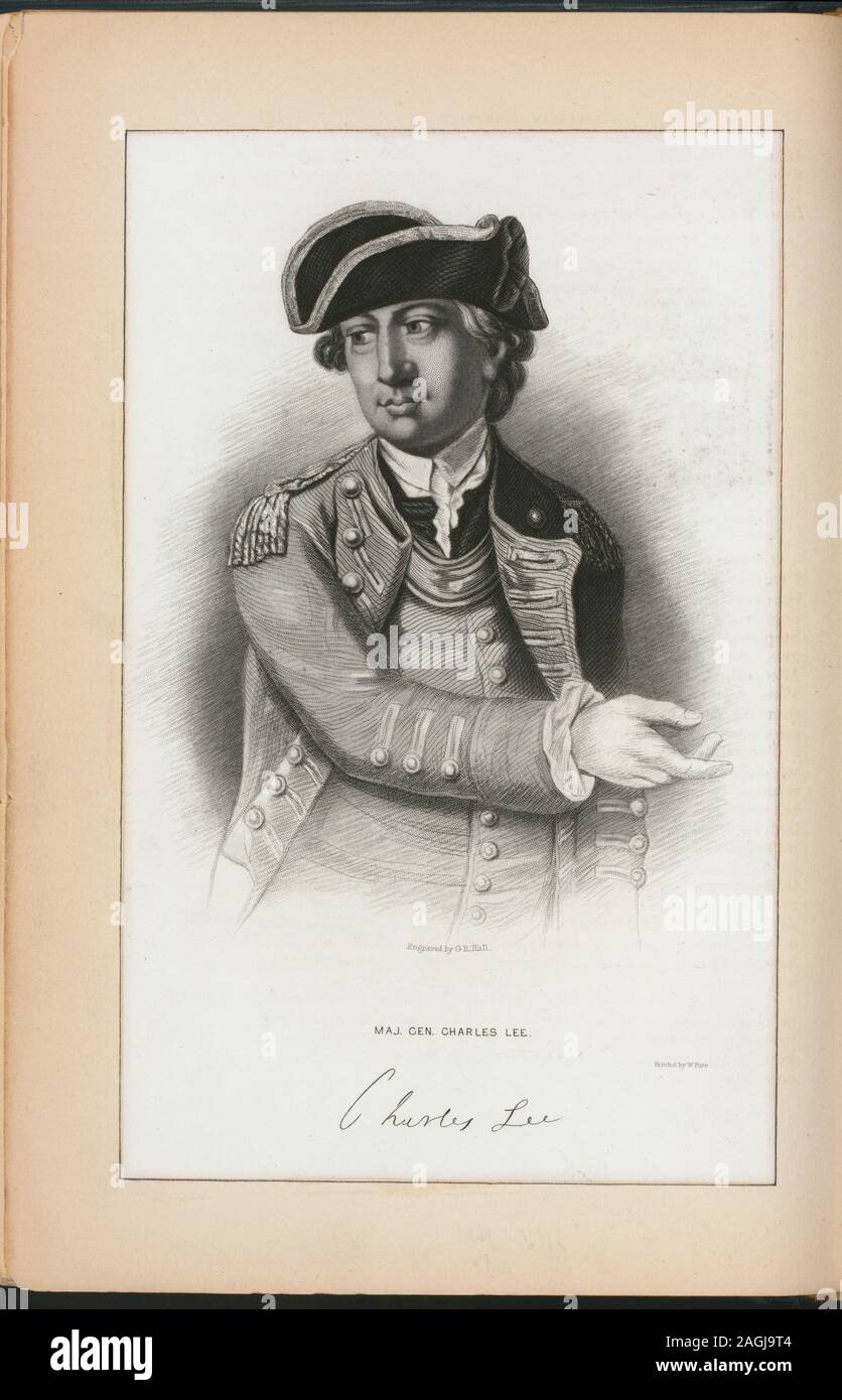EM14791; Maj. Gen. Charles Lee Stock Photo - Alamy