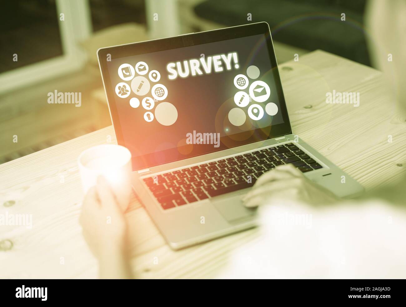 Word writing text Survey. Business photo showcasing research method ...