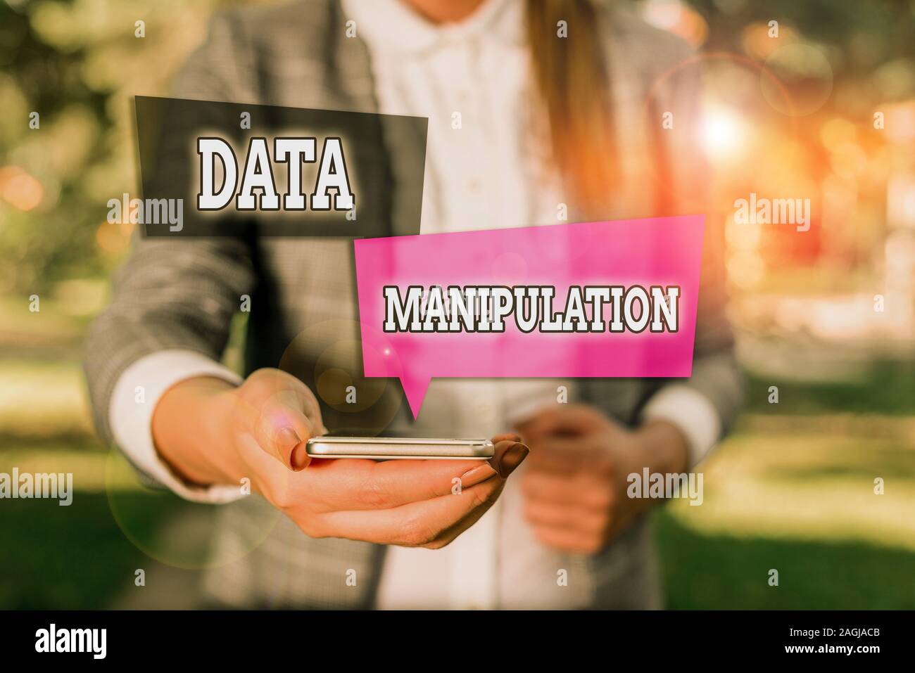 Conceptual hand writing showing Data Manipulation. Concept meaning the ...