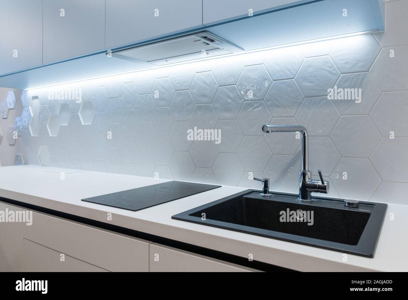 Detail of modern kitchen interior Stock Photo - Alamy