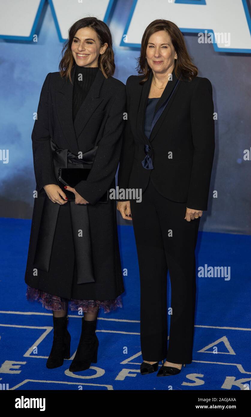 LONDON, ENGLAND - DECEMBER 18: Kathleen Kennedy and Michelle Rejwan ...