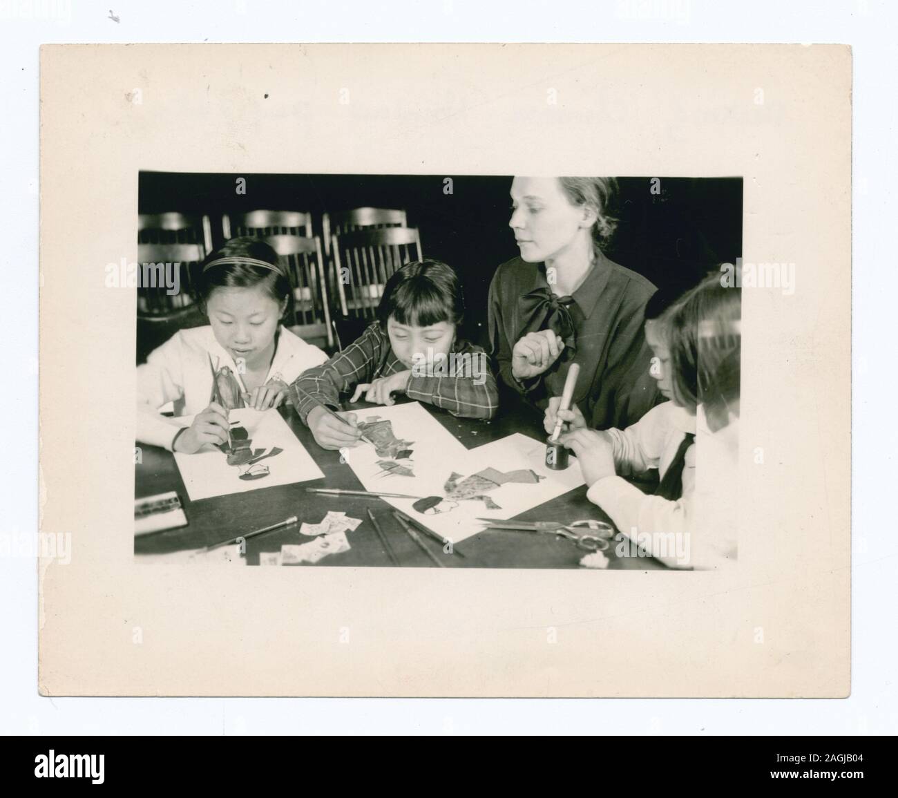 Making Chinese Shadow Puppets; Making Chinese Shadow Puppets Stock ...