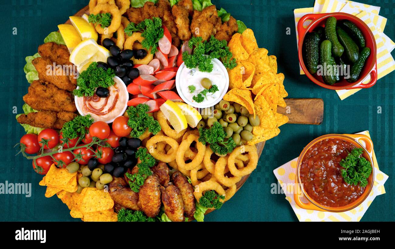 Grazing table overhead hi-res stock photography and images - Alamy