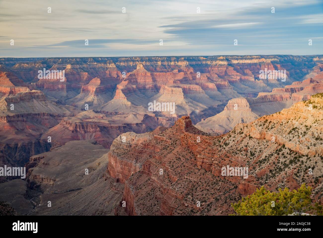 Beautiful landscape of the Grand Canyon National Park at Arizona Stock ...