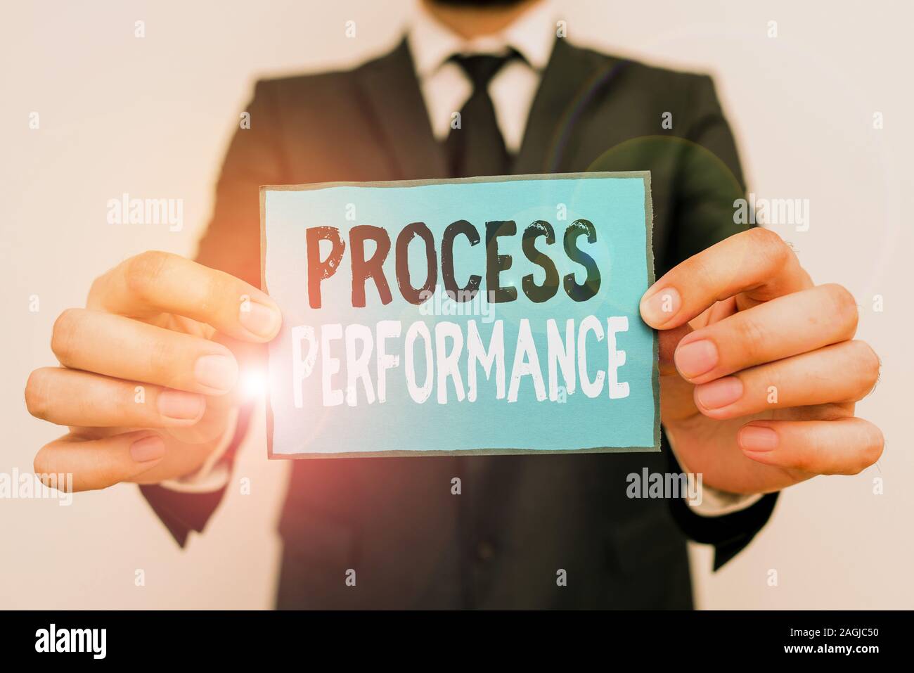 Writing note showing Process Perforanalysisce. Business concept for ...