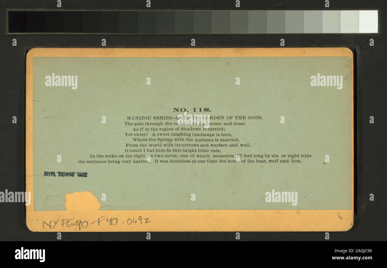 Manitou series- Gate to Garden of the Gods Manitou series: Gate to ...