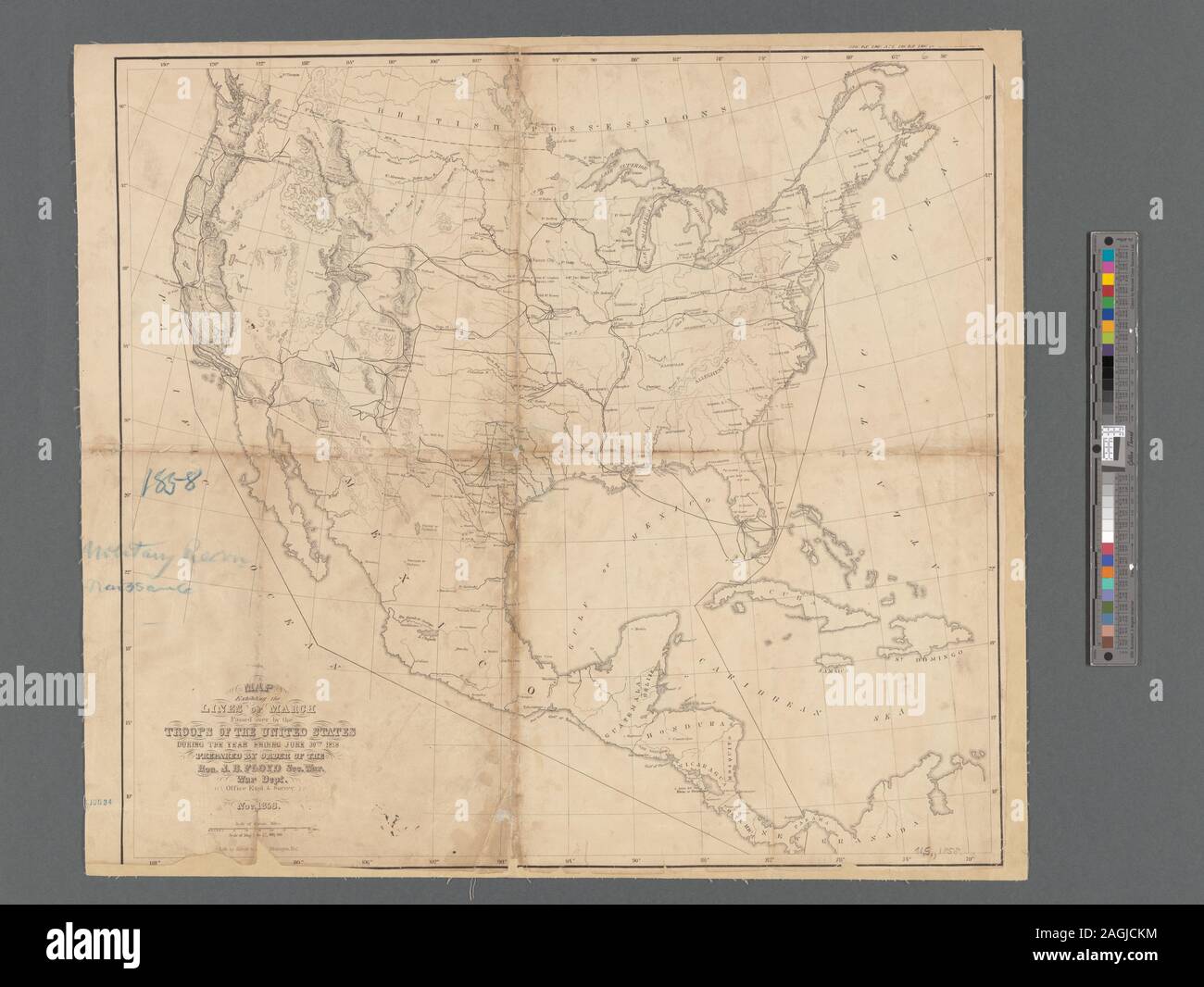 Relief shown by hachures. Mapping the Nation (NEH grant, 2015-2018 ...