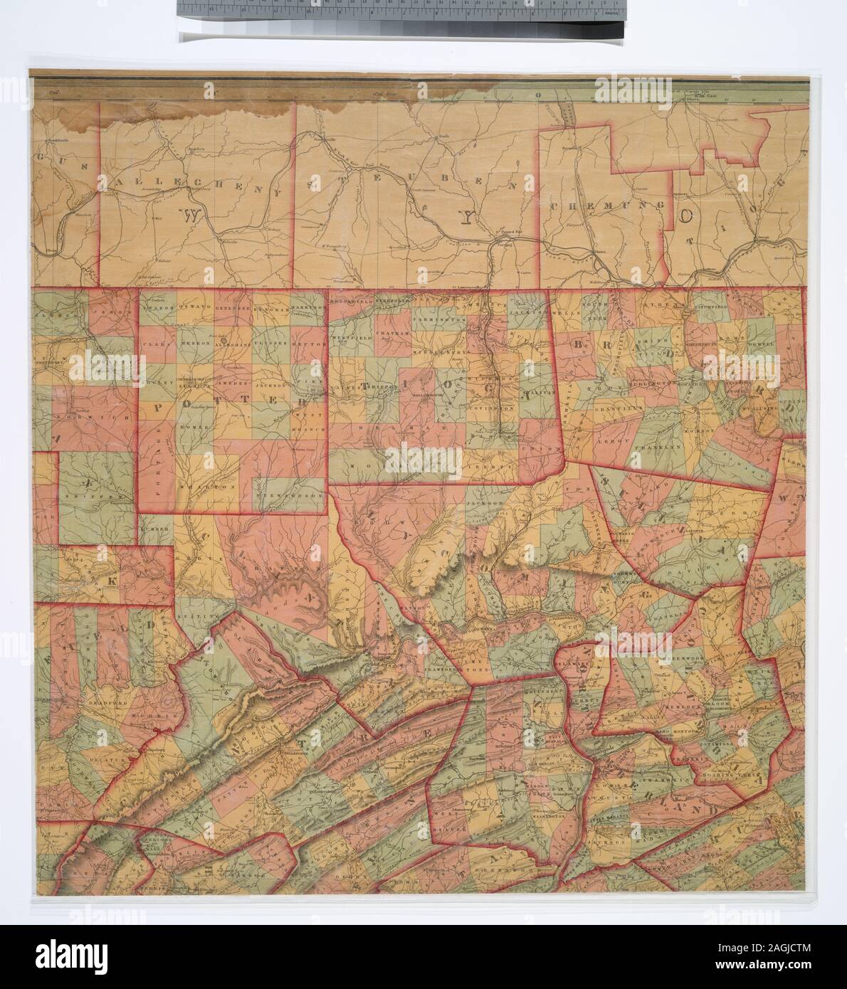 Map of eastern pennsylvania hi-res stock photography and images - Alamy