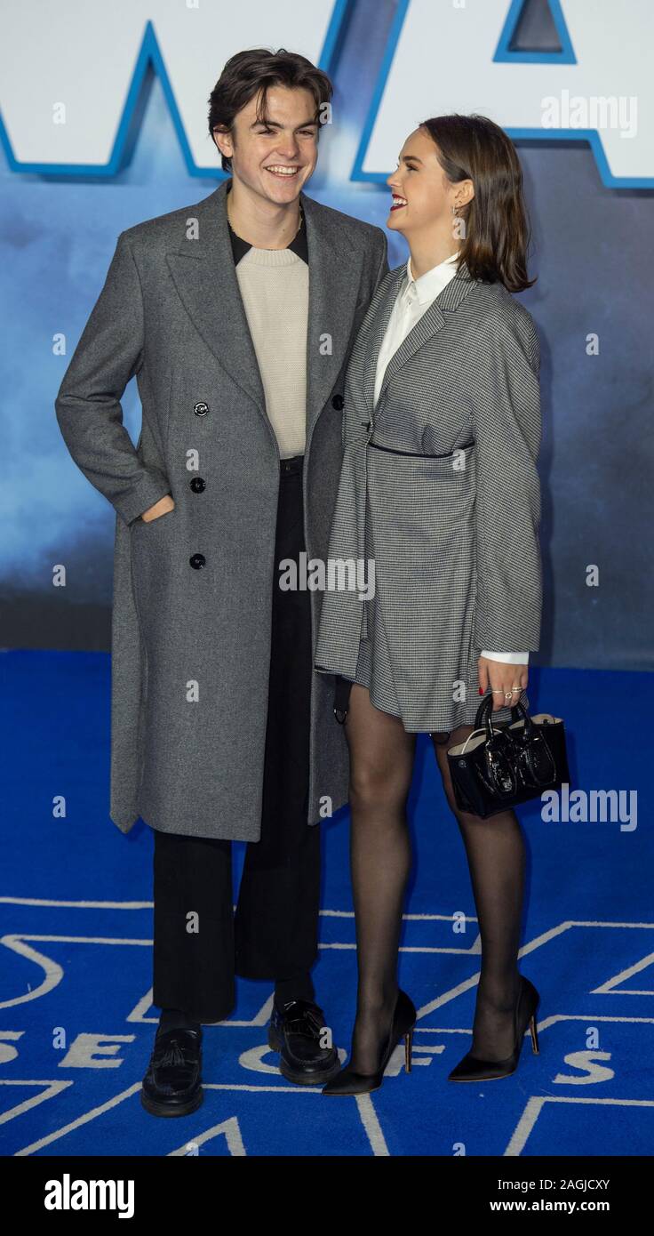 LONDON, ENGLAND - DECEMBER 18: Blake Richardson and Bailee Madison ...