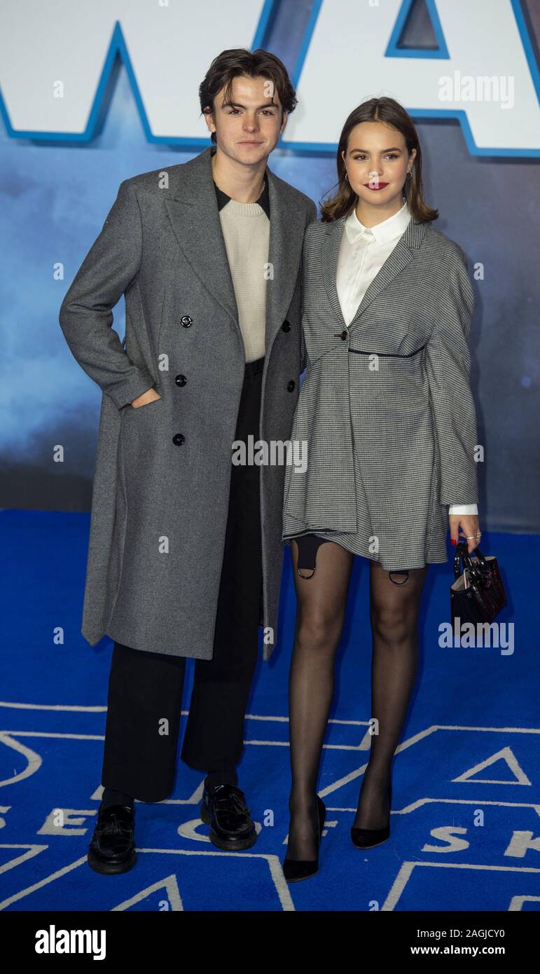 LONDON, ENGLAND - DECEMBER 18: Blake Richardson and Bailee Madison ...