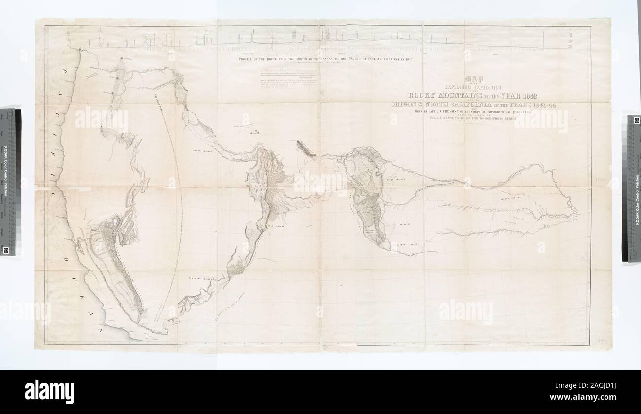 Oregon trail map hi-res stock photography and images - Alamy