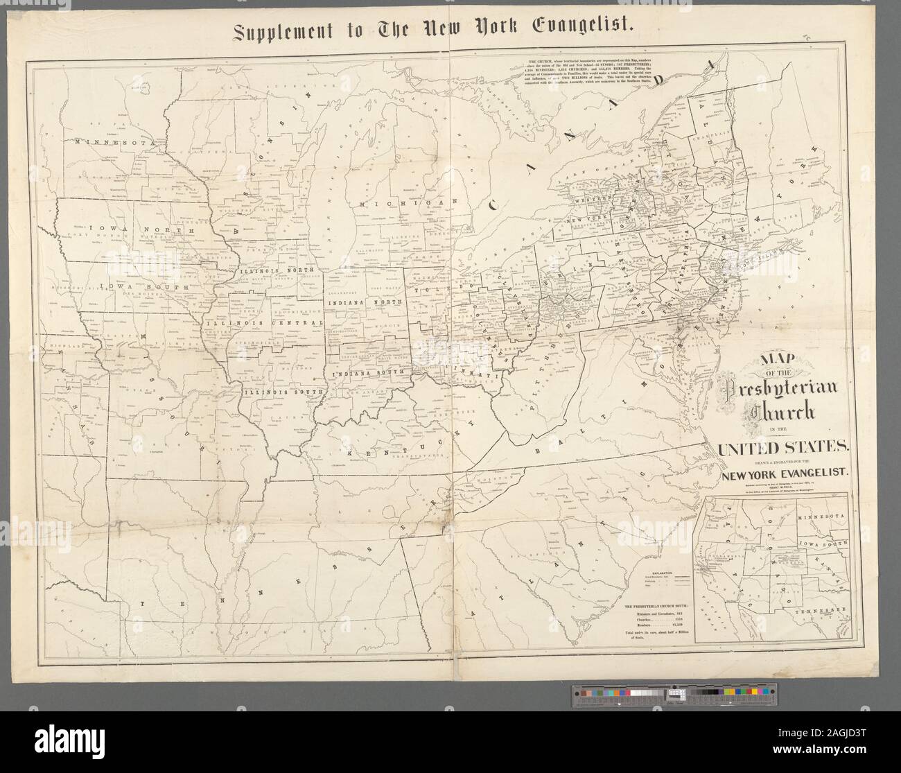 Western territory shown in inset map. Includes note and statistics ...