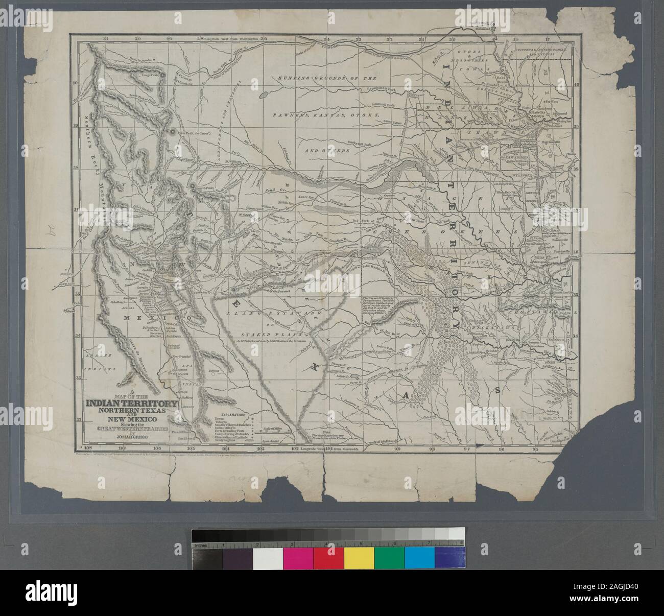 Indian territory maps hi-res stock photography and images - Alamy