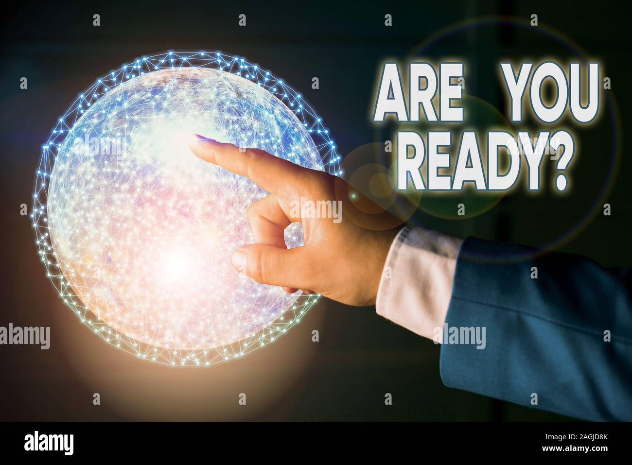 Conceptual hand writing showing Are You Ready Question. Concept meaning ...