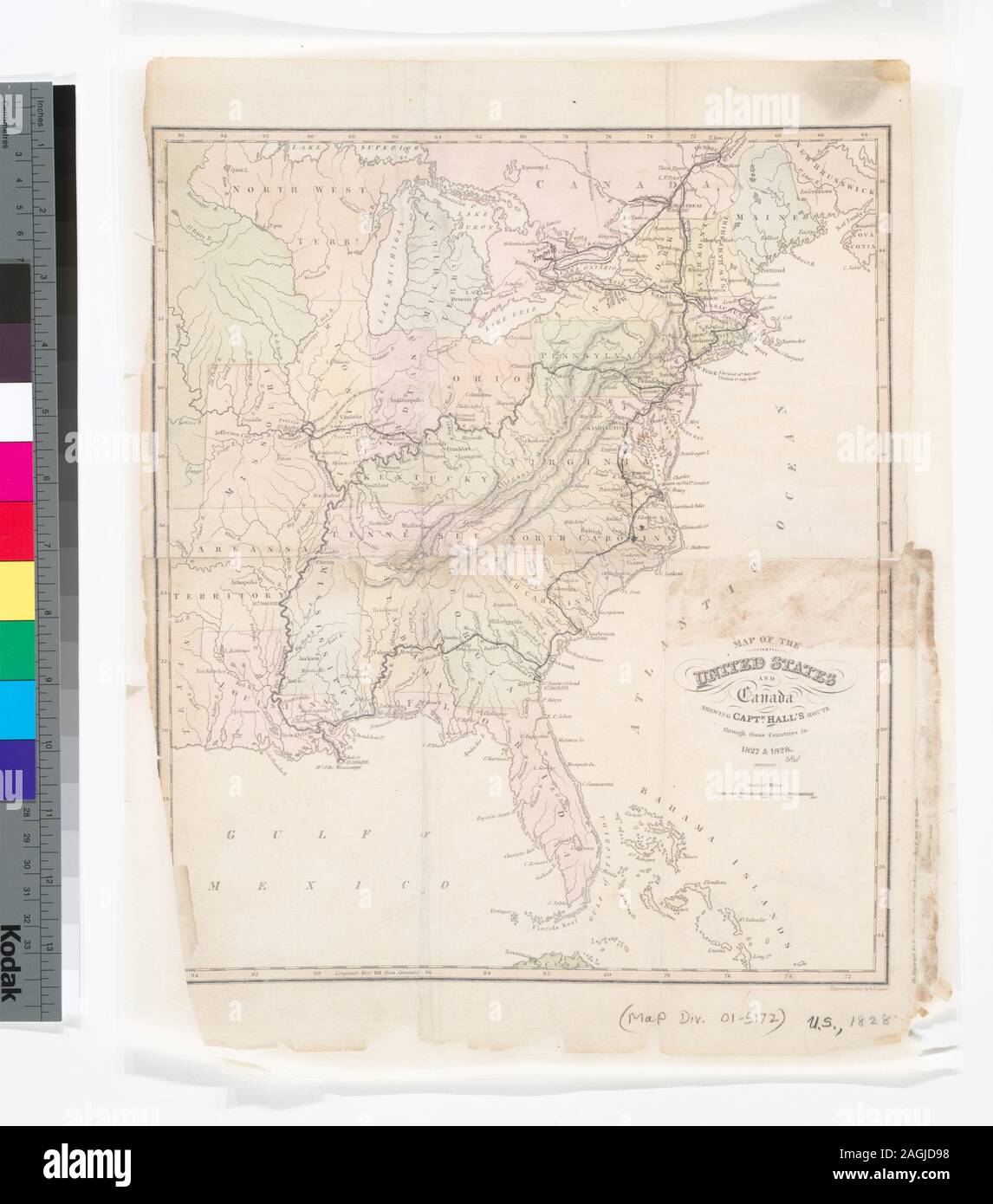 1827 map hi-res stock photography and images - Alamy