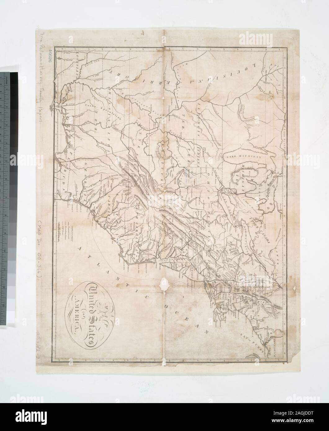 1810 map america hi-res stock photography and images - Alamy