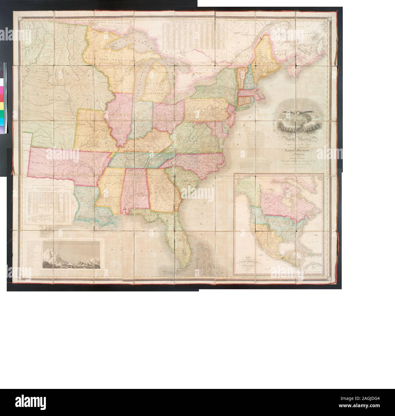 Insets: All recent geographical discoveries, 1826 -- Comparative ...