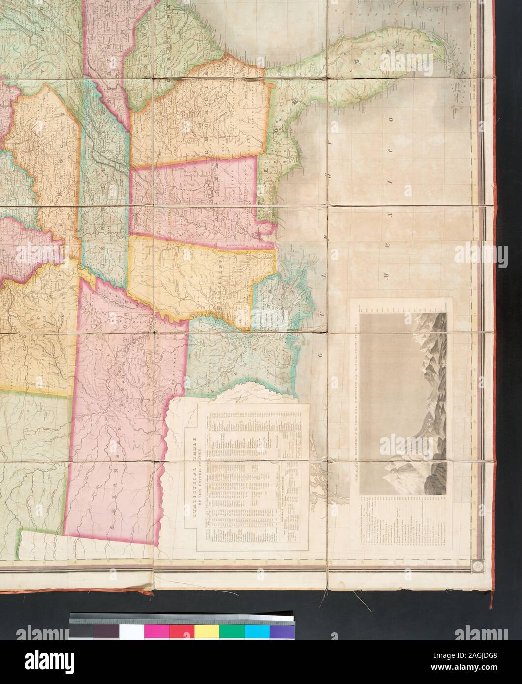 Insets: All recent geographical discoveries, 1826 -- Comparative ...