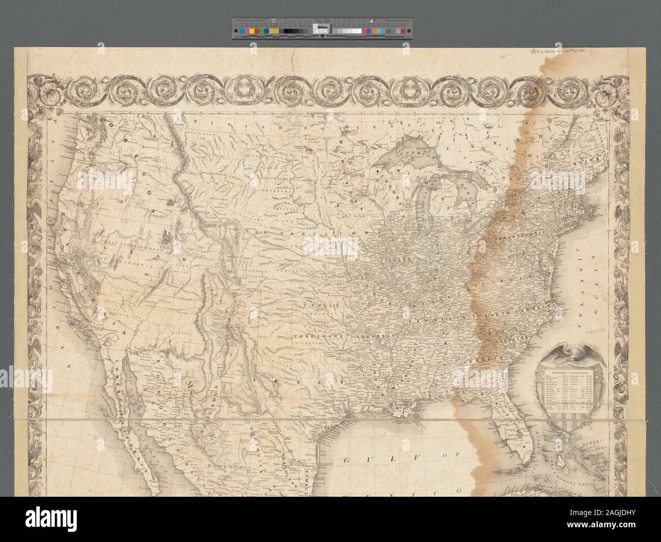 United States Map With Coordinates US Map Picture | Coordinates & Est