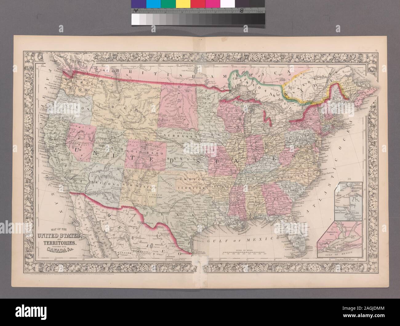 Inset map of united states hi-res stock photography and images - Alamy