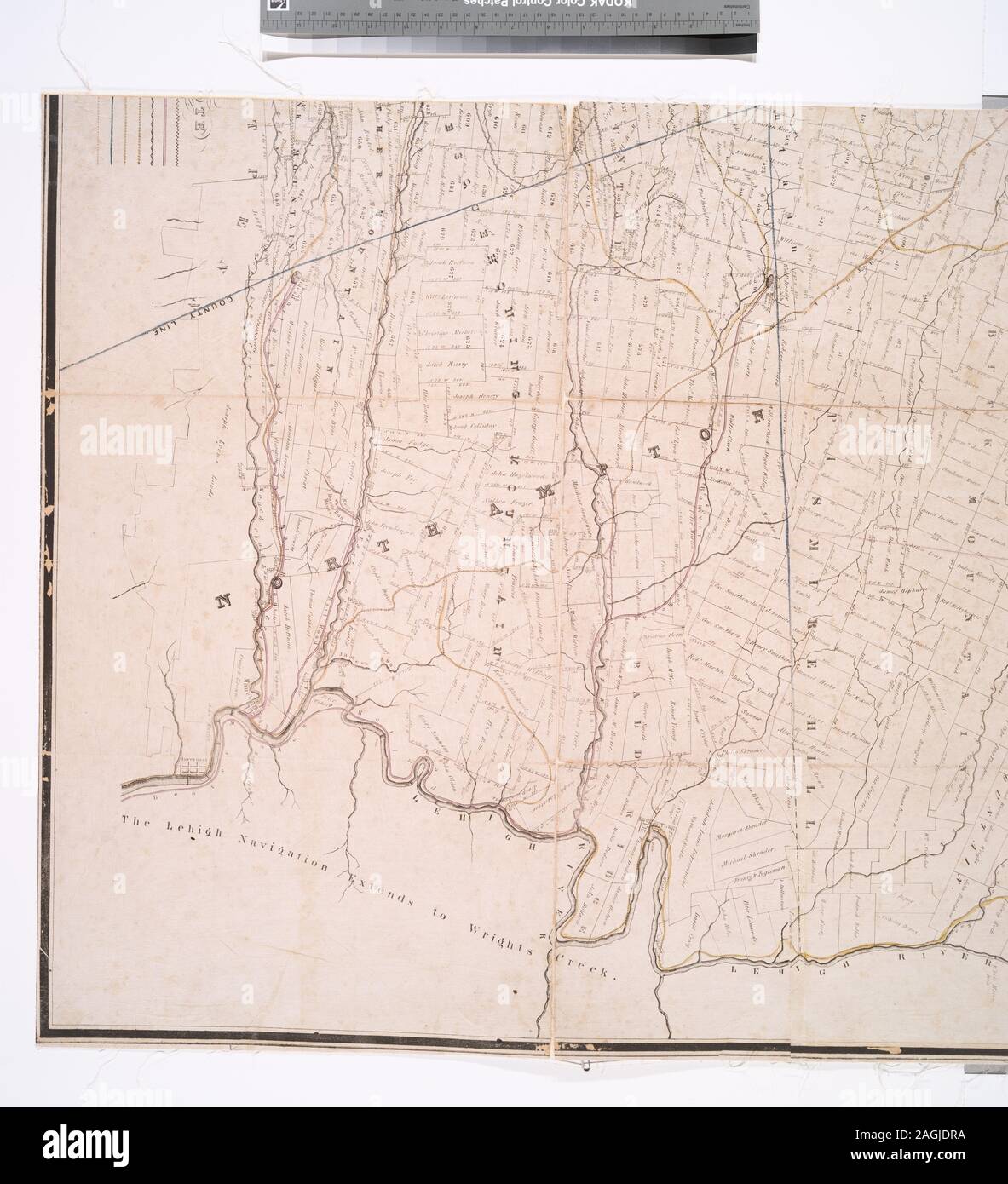 Schuylkill county map hi-res stock photography and images - Alamy