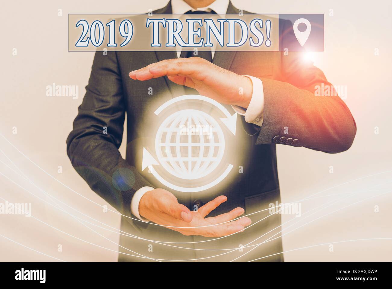 Word writing text 2019 Trends. Business photo showcasing general ...