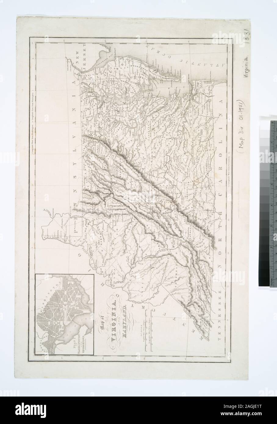 Inset: Plan of Washington and Georgetown. National Endowment for the ...
