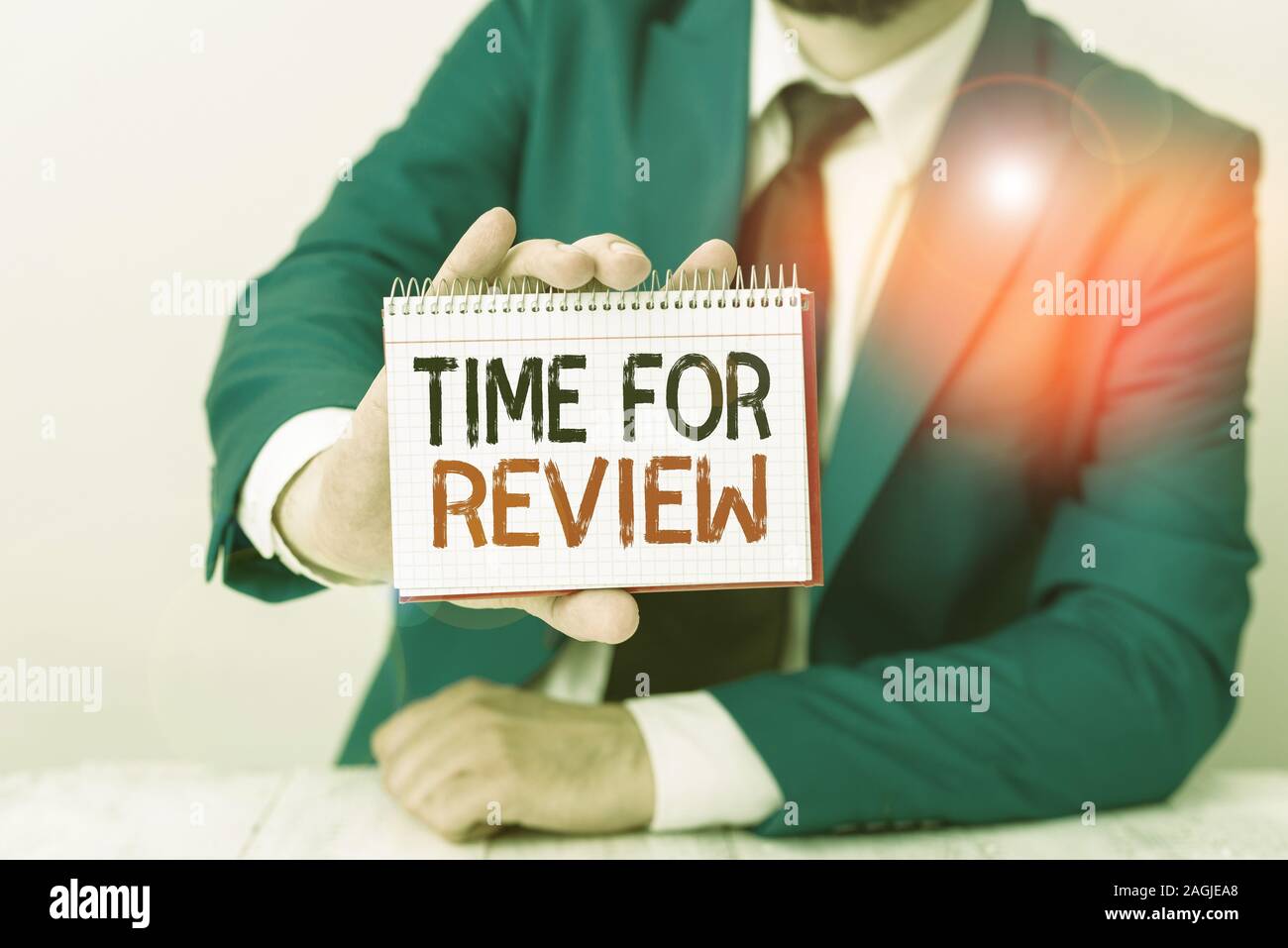 Conceptual hand writing showing Time For Review. Concept meaning review ...