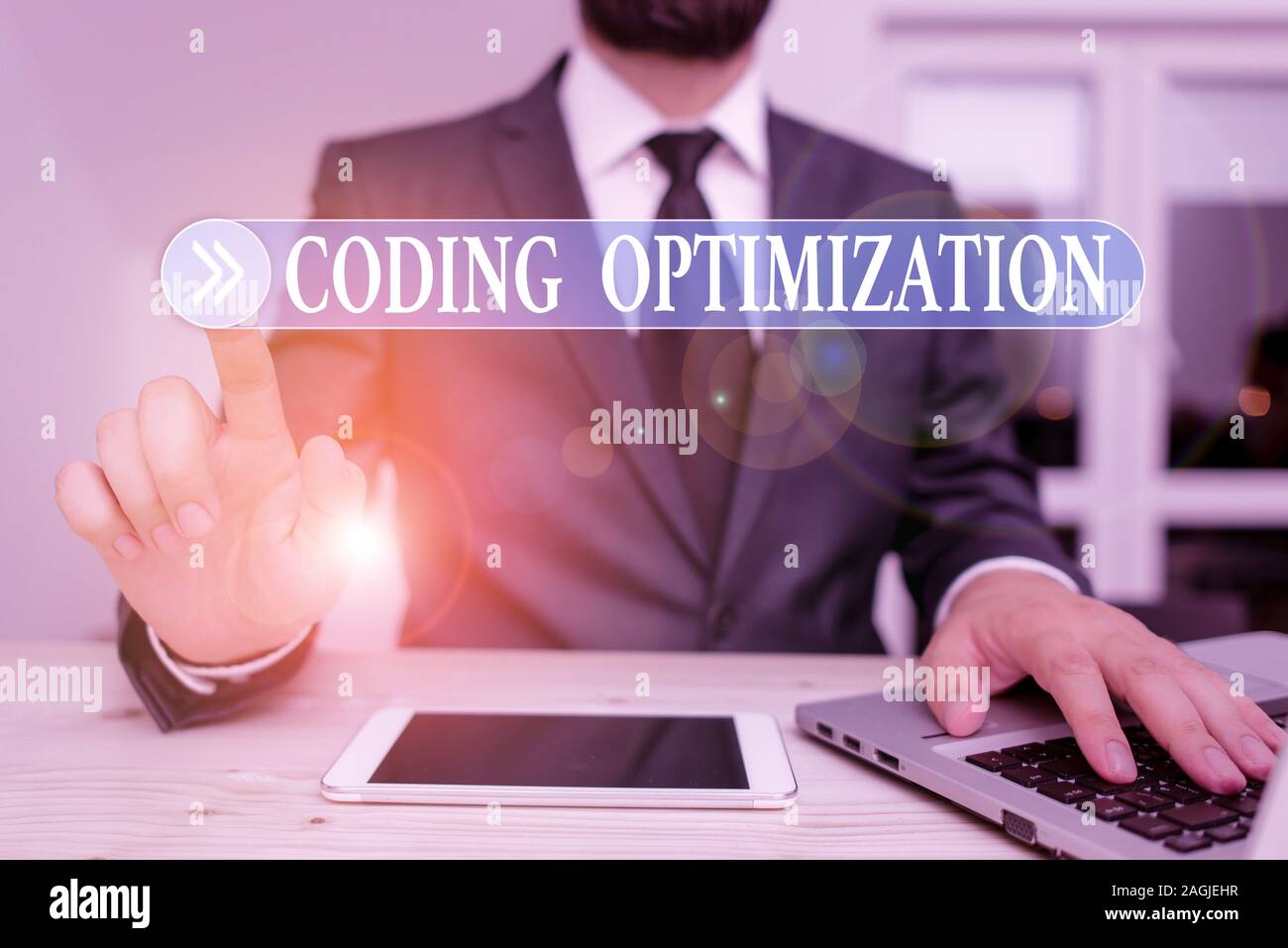 Writing Note Showing Coding Optimization Business Concept For Method Of Code Modification To