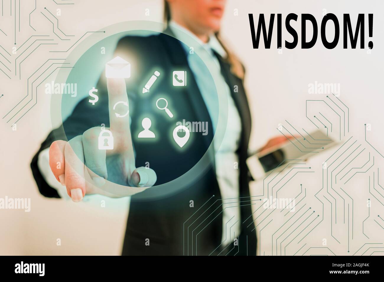 Handwriting text Wisdom. Conceptual photo the ability to use your ...