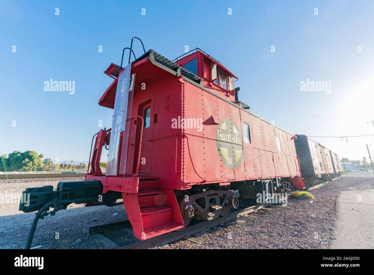 Old santa fe train hi-res stock photography and images - Alamy