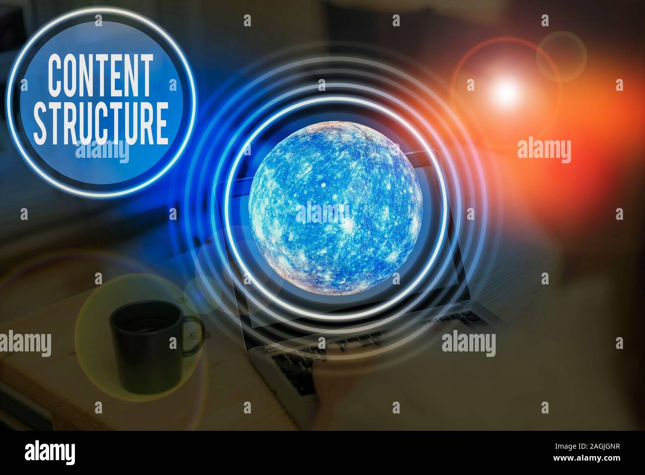 Text sign showing Content Structure. Business photo showcasing ...