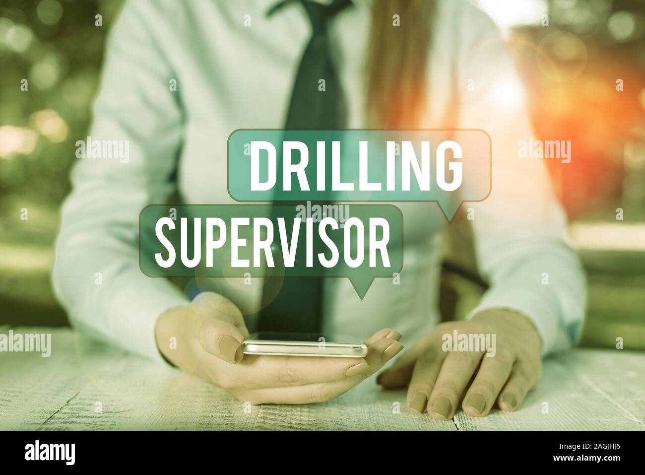 Word writing text Drilling Supervisor. Business photo showcasing in ...