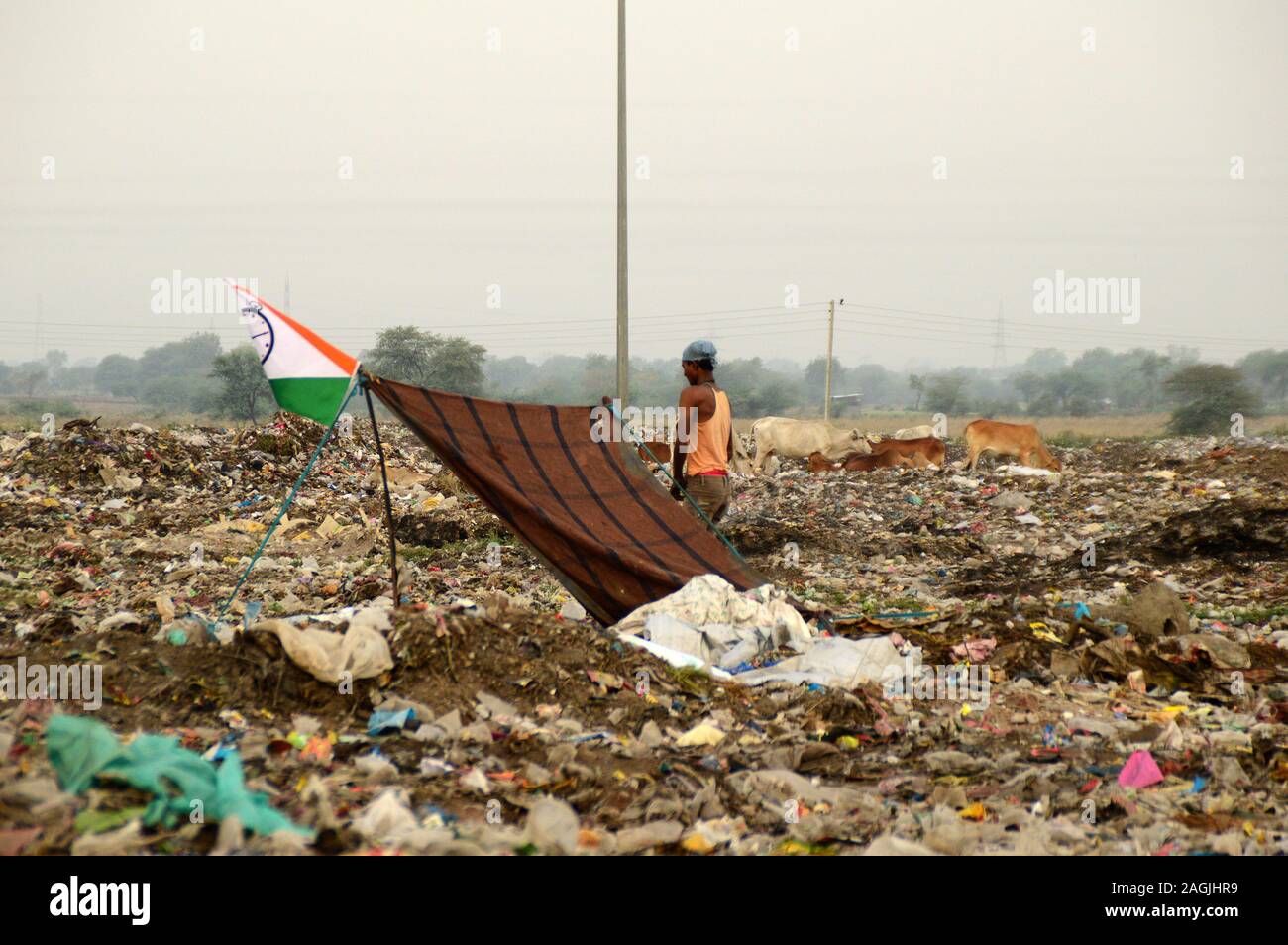 Indian waste pickers hi-res stock photography and images - Alamy