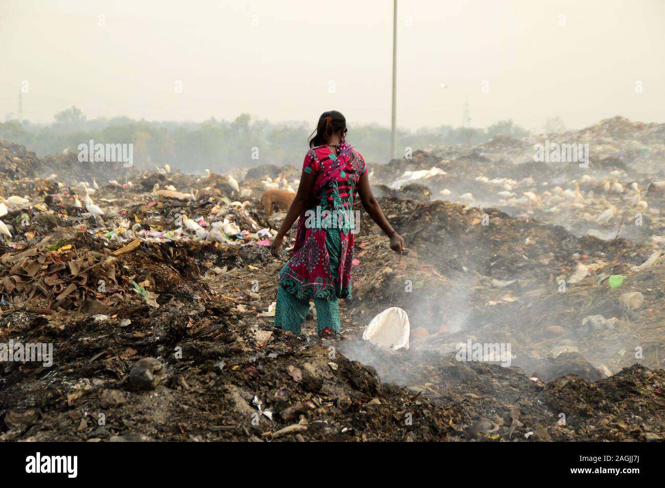 Indian waste pickers hi-res stock photography and images - Alamy