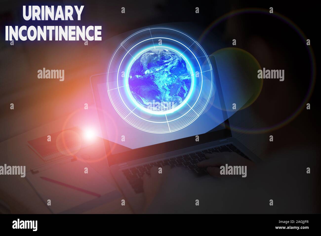 Conceptual hand writing showing Urinary Incontinence. Concept meaning ...