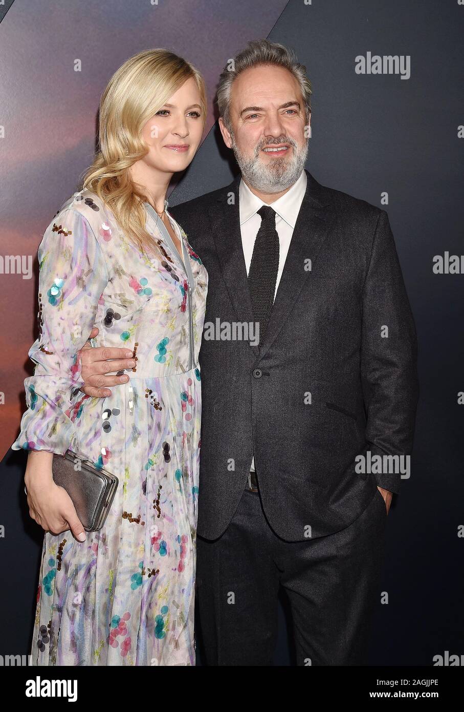 HOLLYWOOD, CA - DECEMBER 18: Director/producer/writer Sam Mendes (R ...