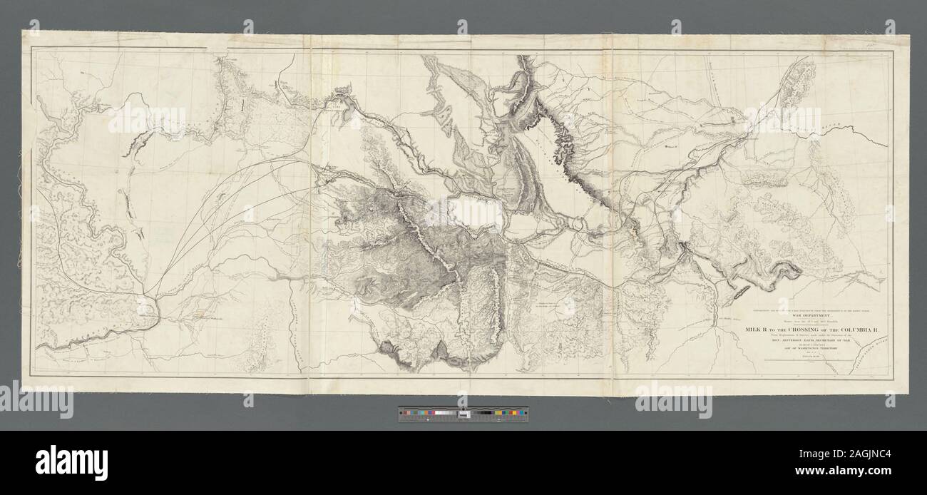 Relief shown by hachures. Mapping the Nation (NEH grant, 2015-2018 ...