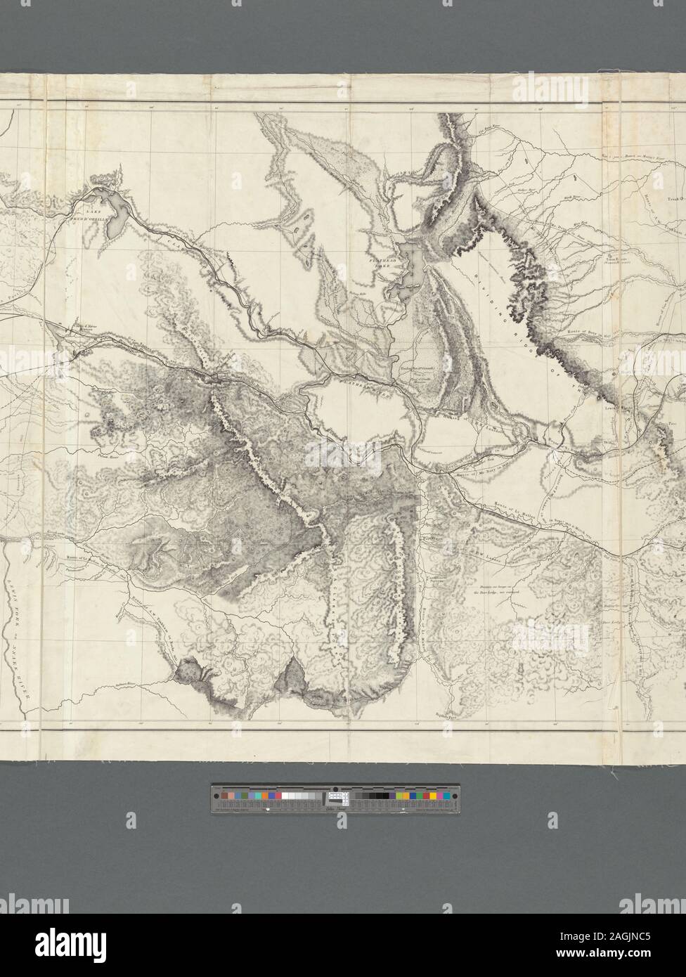 Relief shown by hachures. Mapping the Nation (NEH grant, 2015-2018 ...