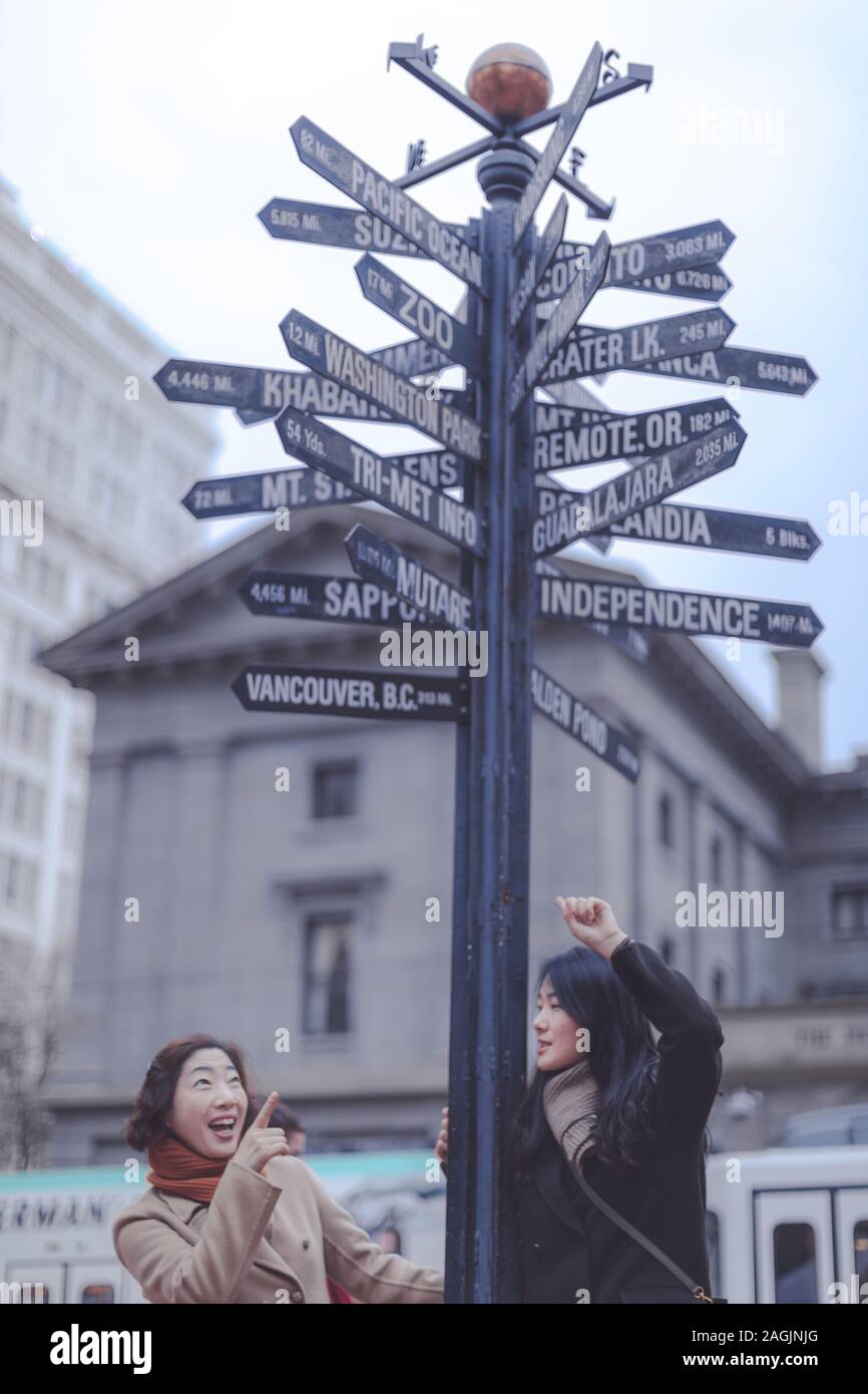 Portland, Oregon - Dec 15, 2019 : Happy asian elderly mother and adult ...