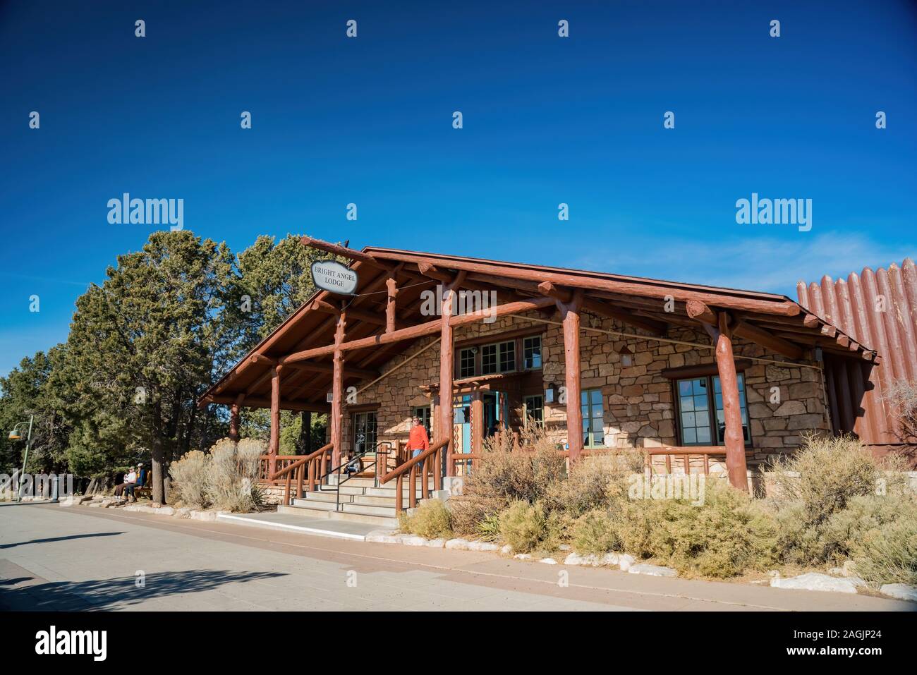 Bright angel lodge hi-res stock photography and images - Alamy