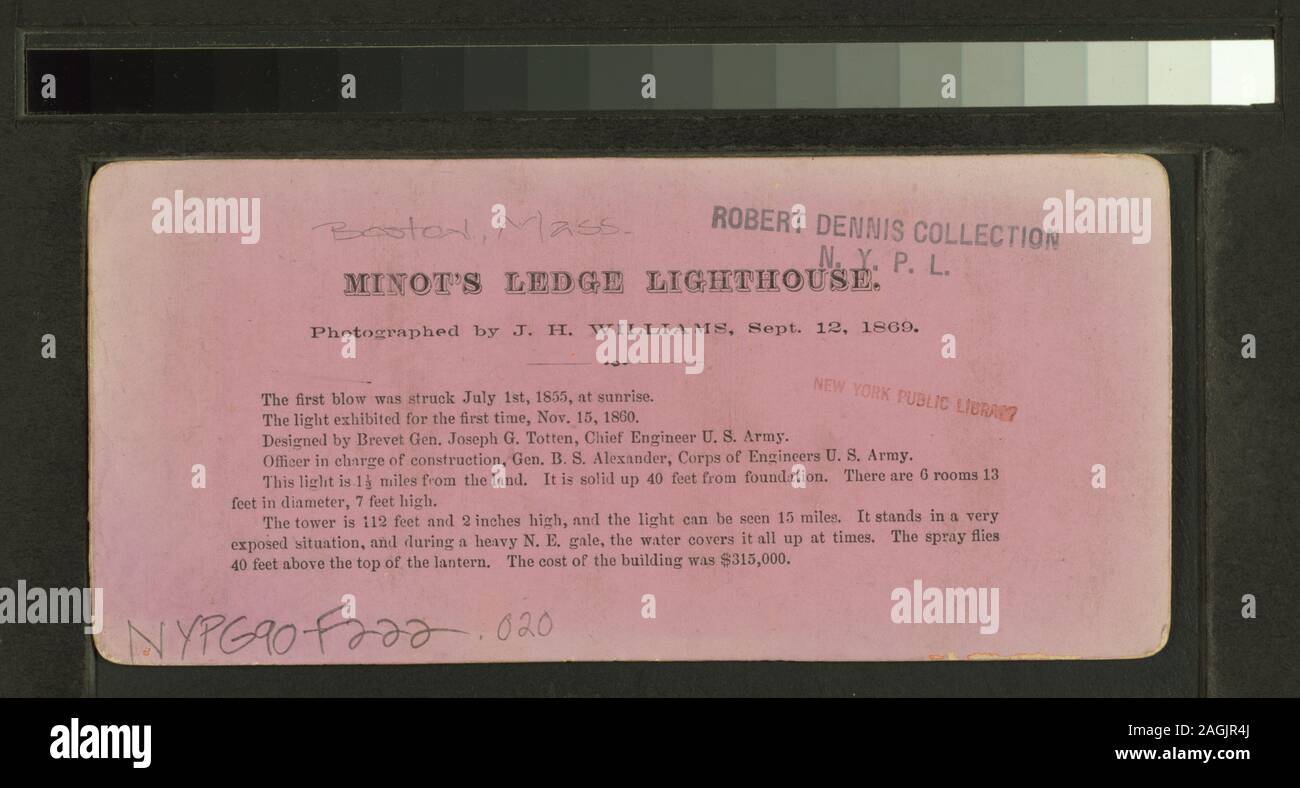 Minot's Ledge Lighthouse Minot's Ledge Lighthouse.; Minot's Ledge ...