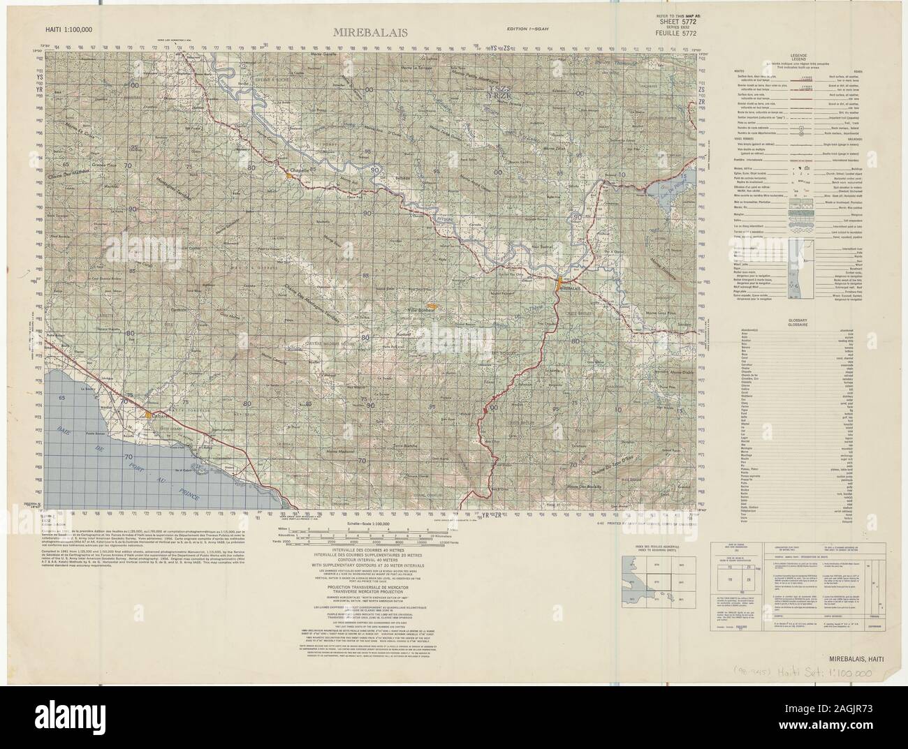 Some maps lack series statement. Some maps printed by Army Map Service ...